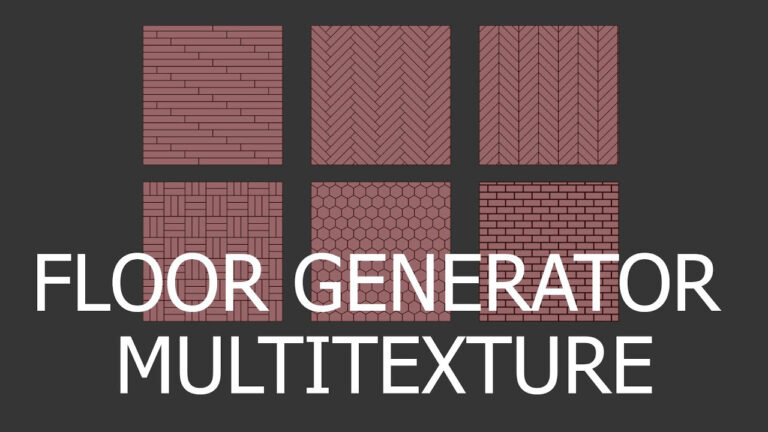 Floor Generator 2.10 + Mutitexture 2.04 for 3ds max - 3D BAZOOKA
